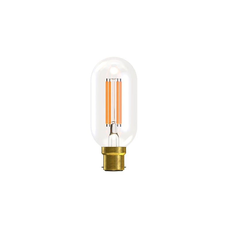 Clear Tubular Short LED Filament Bulbs 3.3W Bell Lighting | Downlights