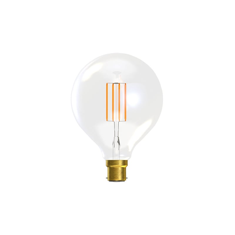 Clear Globe LED Filament Large Bulbs 3.3W Bell Lighting | Downlights.c