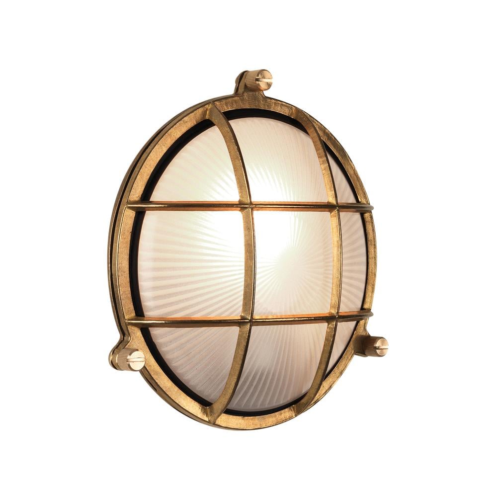 Thurso Round Cast Brass Wall Light Astro | Downlights.co.uk