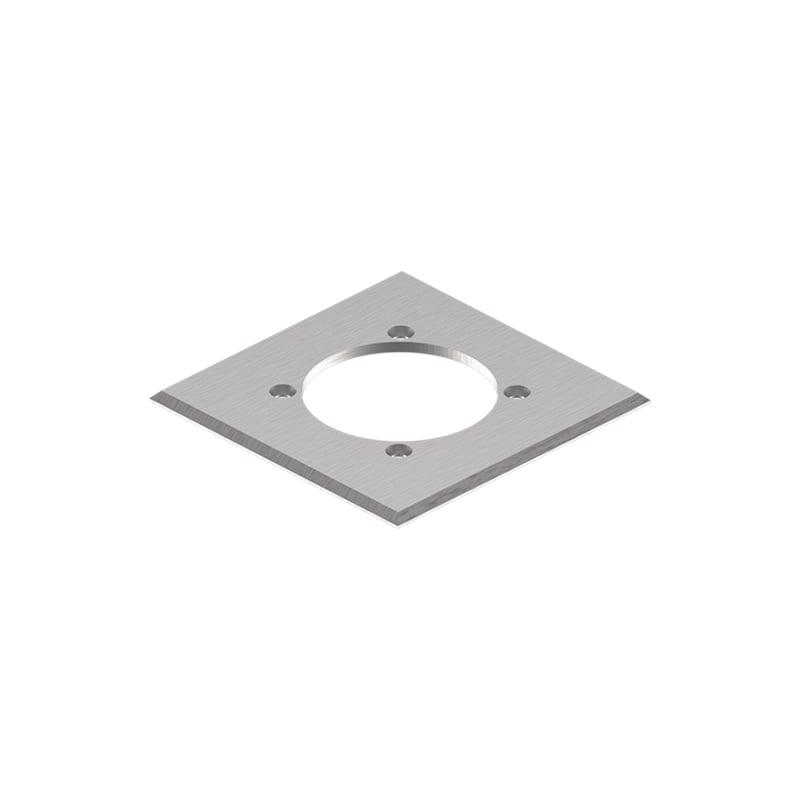 Multi Outlets Square Stainless Steel Bezel Kosnic Atri | Downlights.co