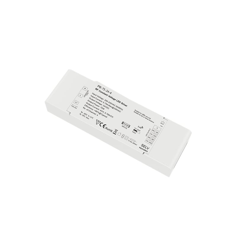 Constant Voltage RGBW/Tuneable White LED Driver with RF Control Aurora