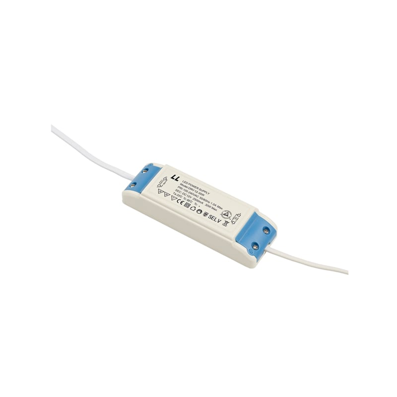 LED Driver 12V 30W with DC Jack Lead Leyton | Downlights.co.uk