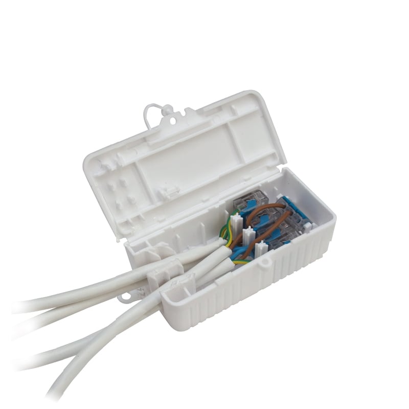 Junction Box with Lever Connectors Hylec Debox | Downlights.co.uk