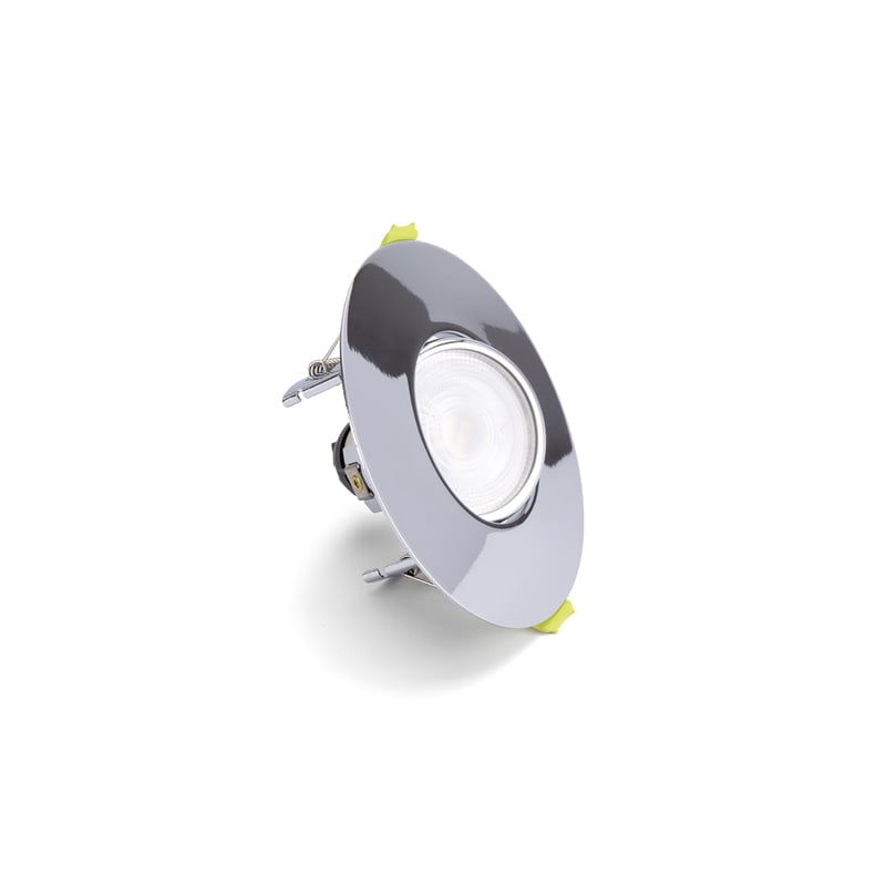 Evofire Tiltable Fire Rated 70-100mm GU10 Downlights Integral LED | D