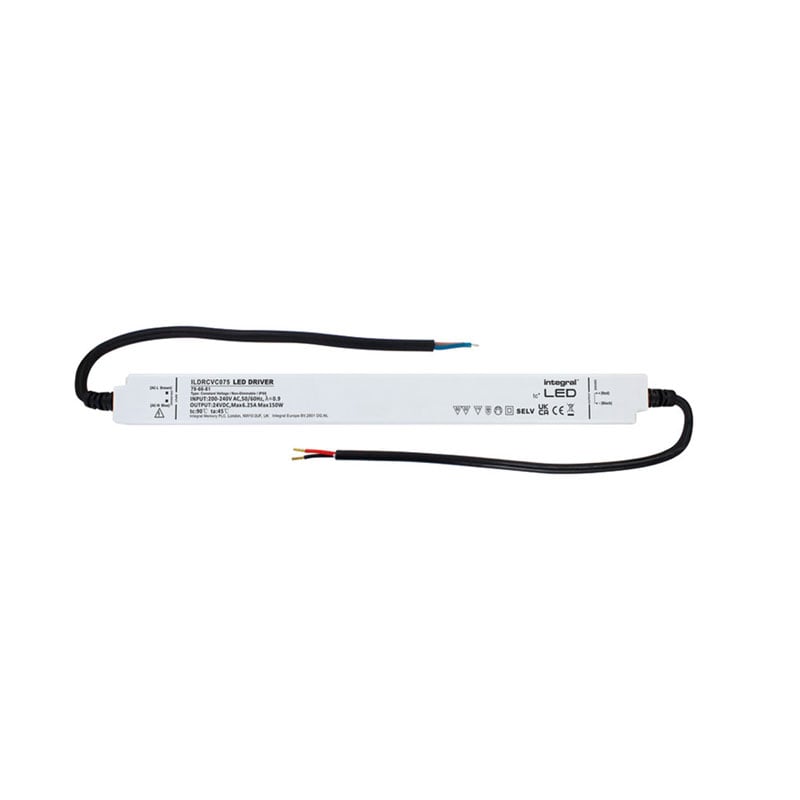 Long & Slim LED Driver 150W 24V DC Constant Voltage Integral LED | Do