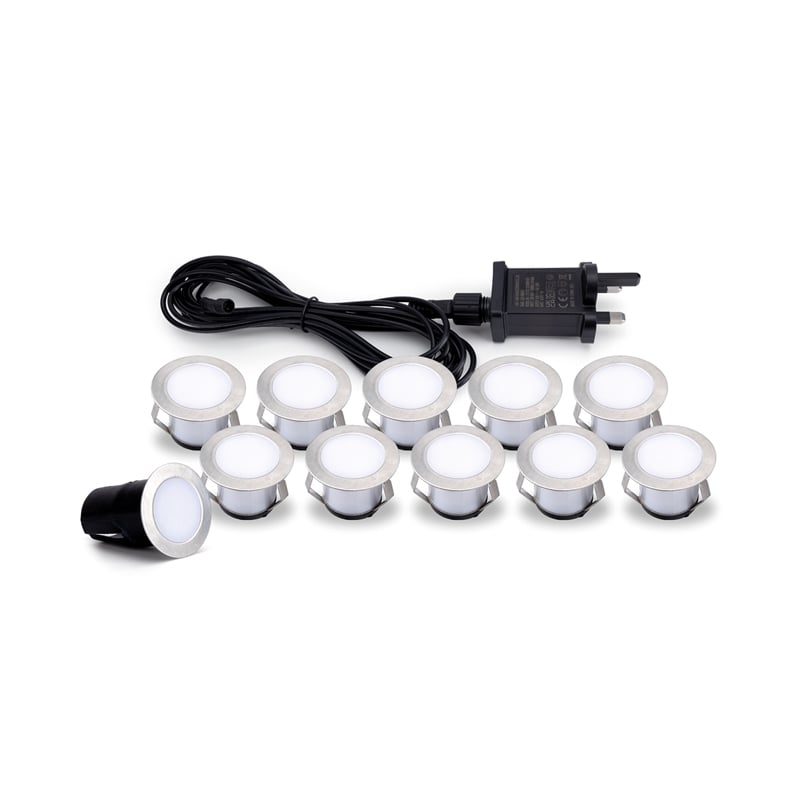 Outdoor Dusk To Dawn 10 Deck Light Kits Integral LED | Downlights.co.u