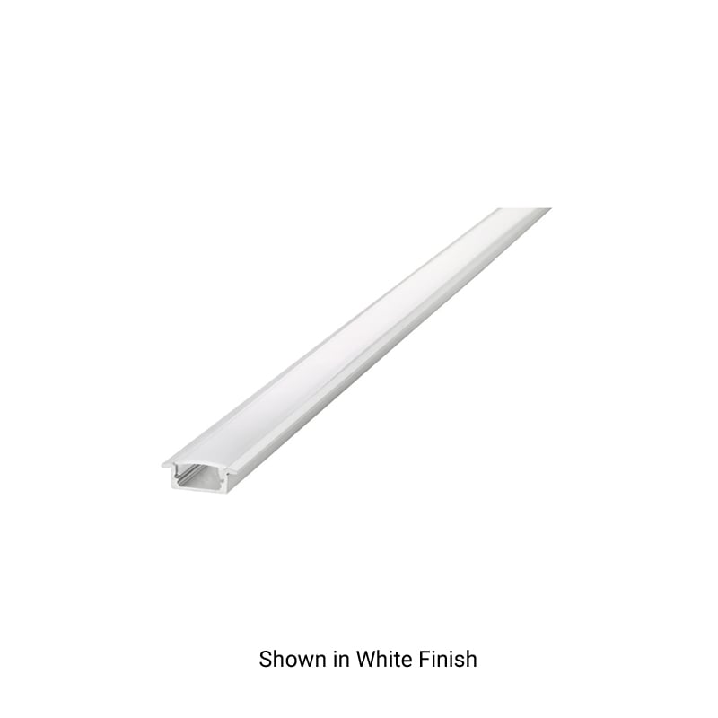 Black Anodised Aluminium Profiles for Recessed Mount Integral LED | D