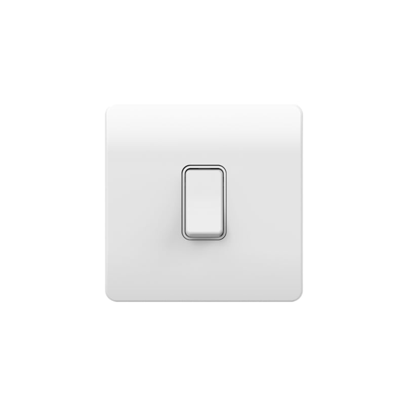 Forum Kinetic Slimline Switches in Black or White | Downlights.co.uk