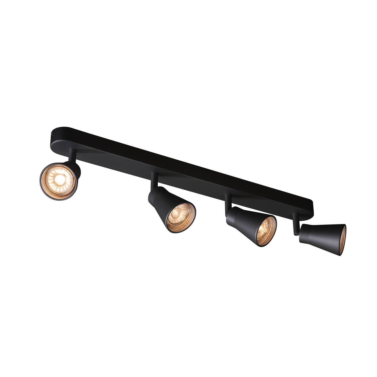 Avo Cw Quad Indoor Surface-Mounted Wall And Ceiling Light GU10 Black S