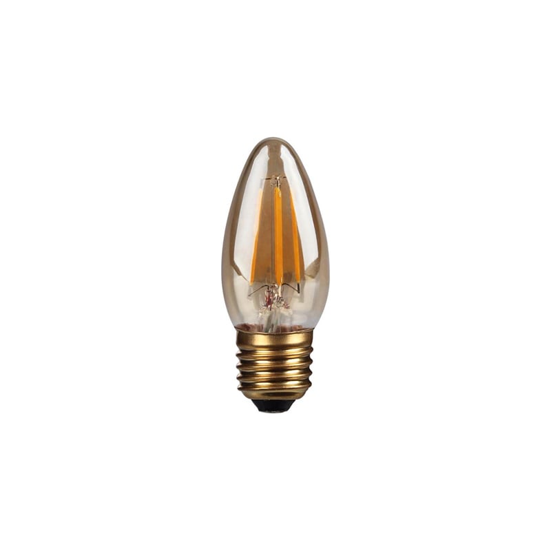 Vintage E27 2500K LED Candle 4.2W Kosnic | Downlights.co.uk