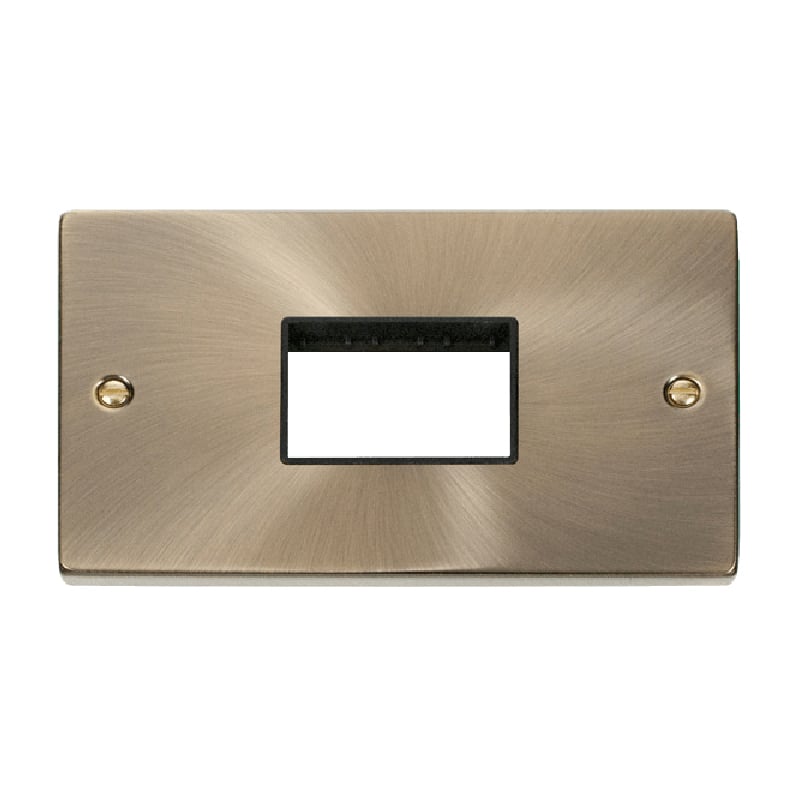 Click Deco 2G MiniGrid 3 Aperture Unfurnished Plates | Downlights.co.