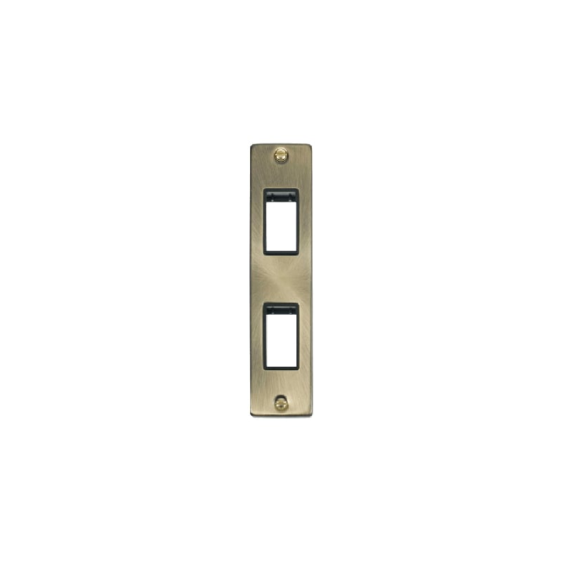 Click Deco 2G MiniGrid Double Aperture Unfurnished Architrave Plates