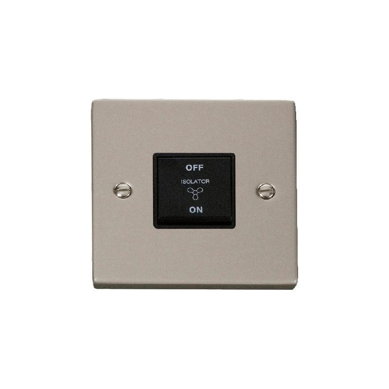 Click Deco 10A 1 Gang Triple Pole Fan Isolation Switches | Downlights.co.uk