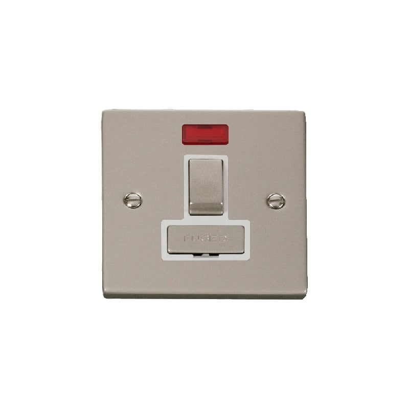 Click Deco 13A Fused 'Ingot' DP Switched Connection Unit With Neon