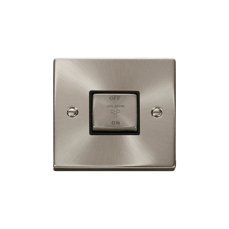 Click Deco 10A 1G 'Ingot' 3P Fan Isolation Switches | Downlights.co.u